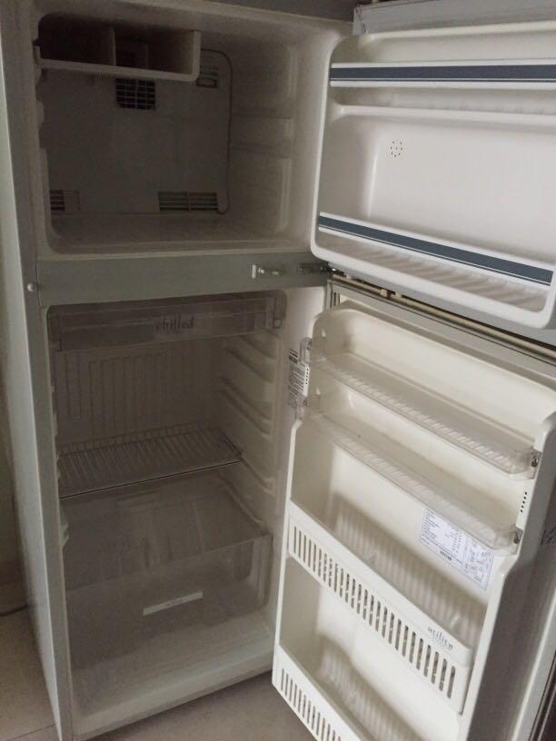 Mitsubishi elegance 2-door fridge refrigerator MR-186GY 185L, TV & Home ...