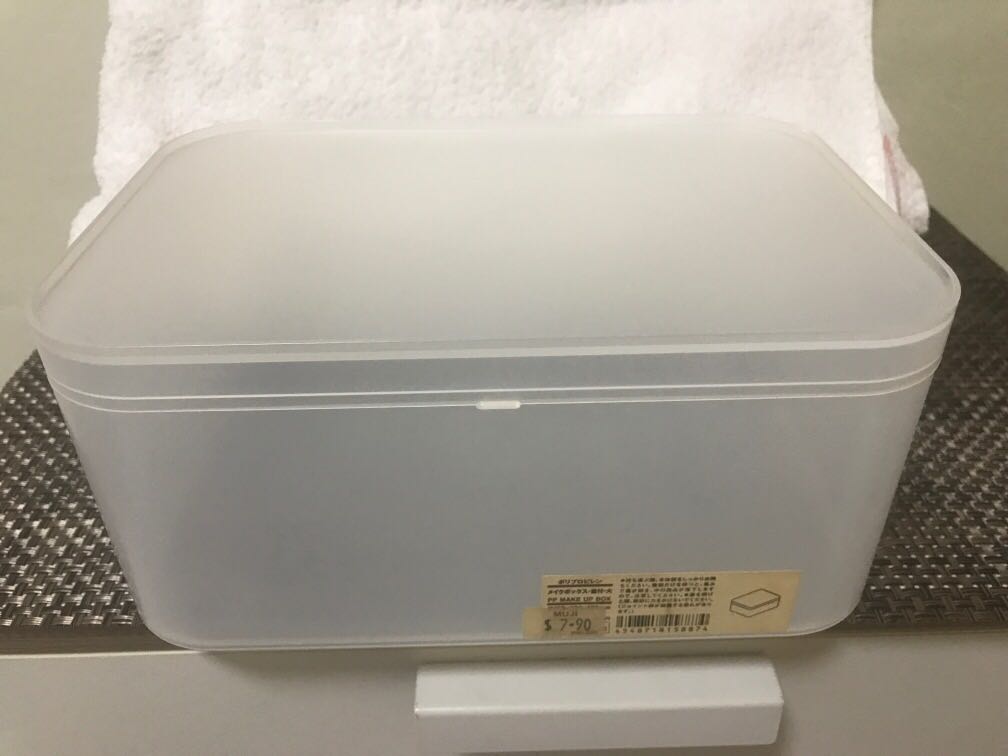 Muji make up box, Furniture & Home Living, Home Improvement ...