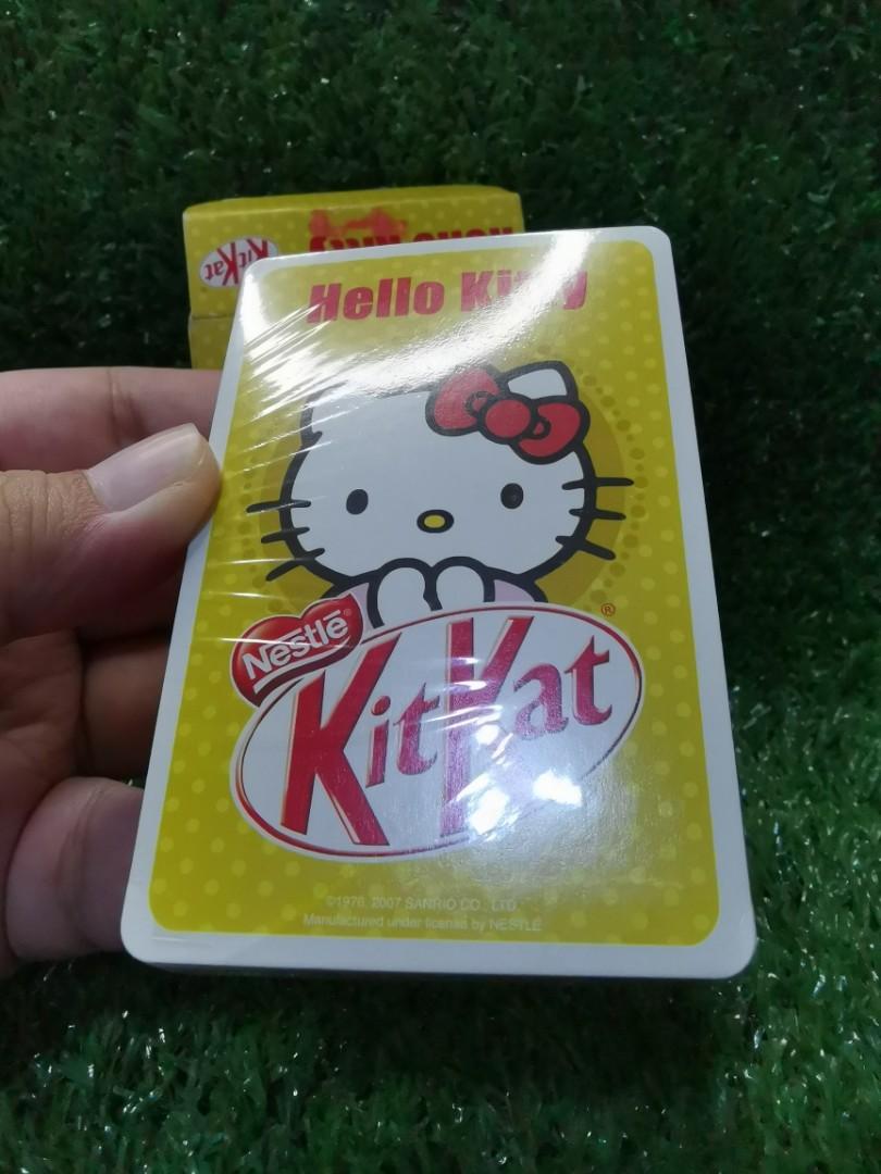 Nestle KitKat x Sanrio Hello Kitty Playing Cards, Hobbies & Toys, Toys ...