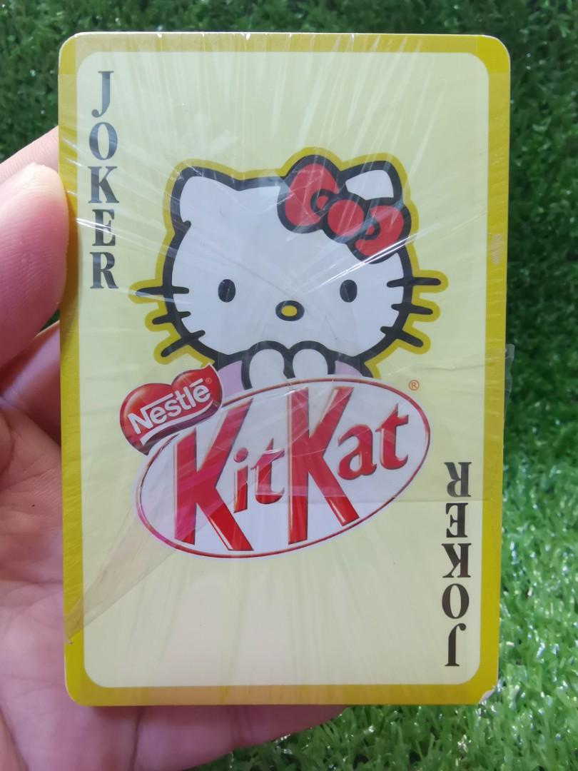 Nestle KitKat x Sanrio Hello Kitty Playing Cards, Hobbies & Toys, Toys ...