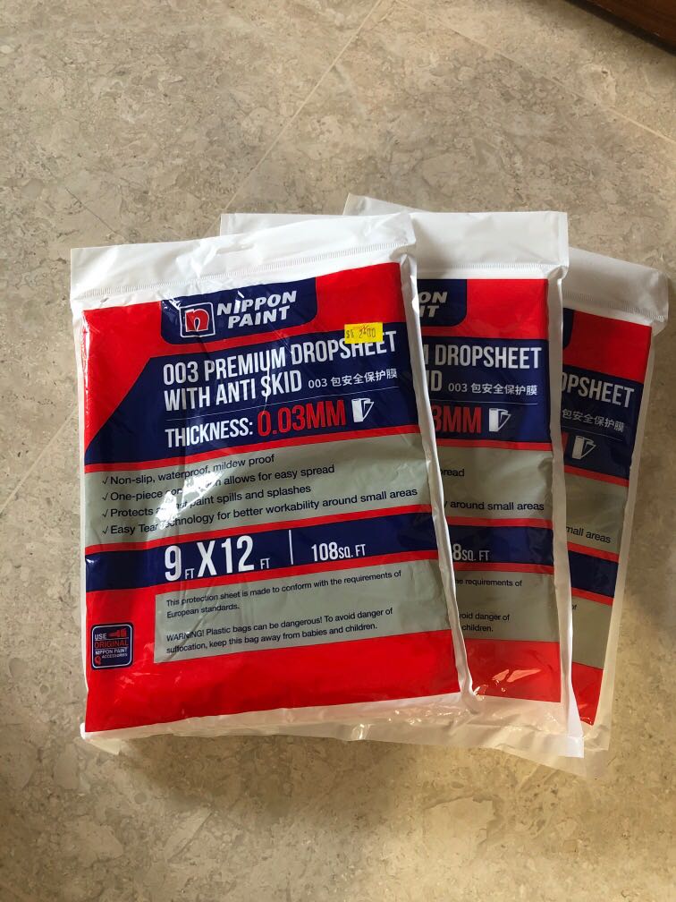 Nippon Paint dropsheet, Furniture & Home Living, Home Improvement ...