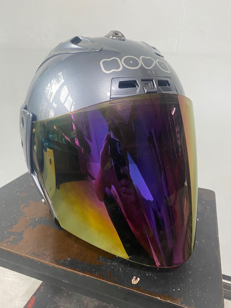 Nova Dot Helmet(PSB approved) with Bluetooth(Size M), Motorcycles ...