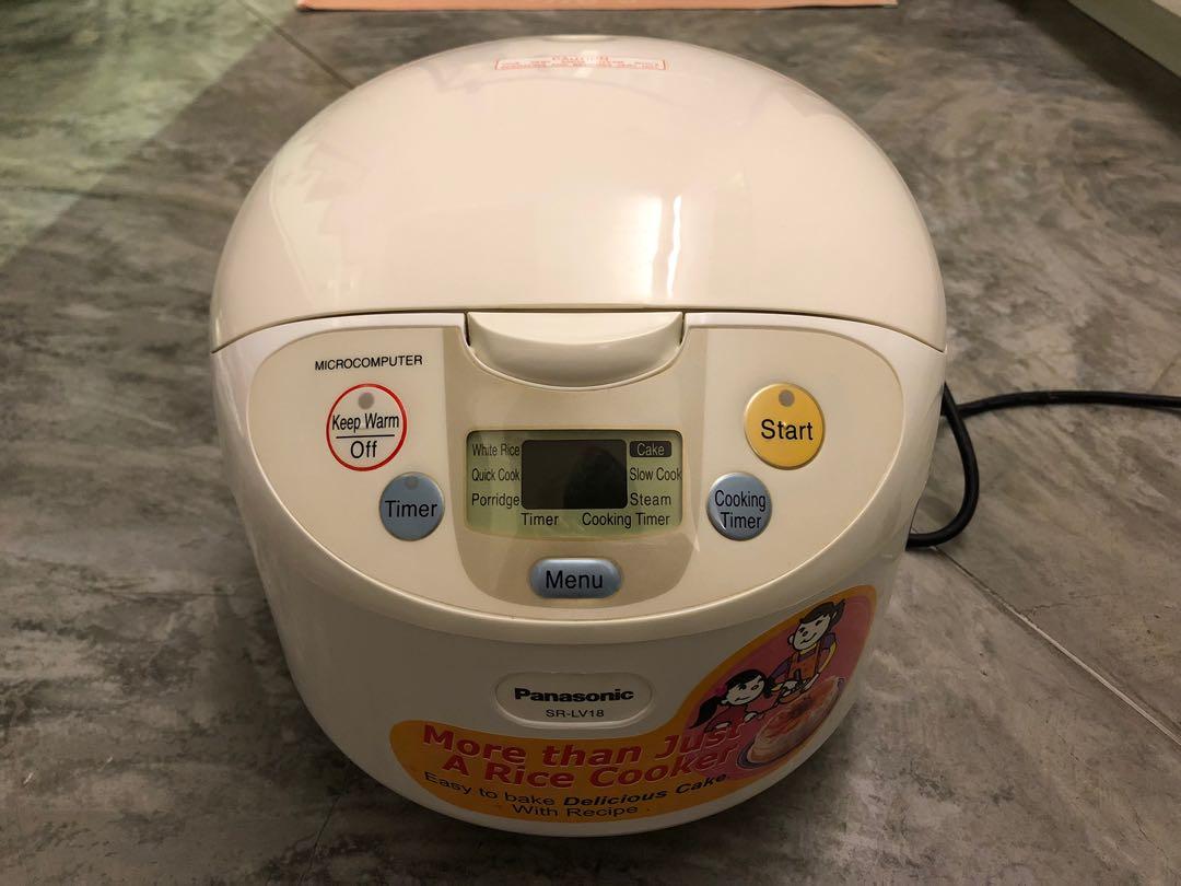 Panasonic 1.8L / 10 cup Rice Cooker, TV & Home Appliances, Kitchen ...