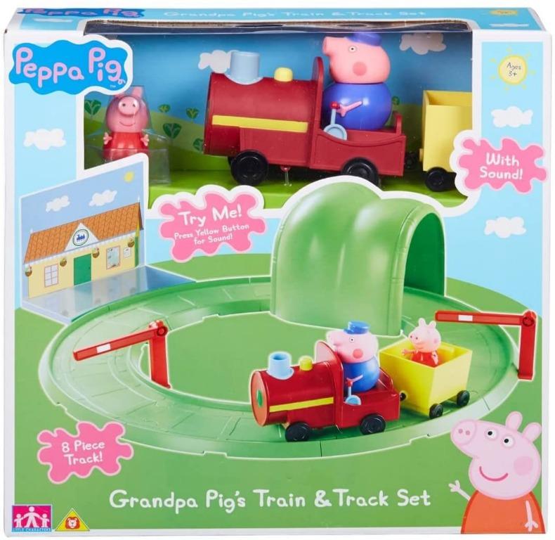 [["Peppa Pig Grandpa Pig's Train & Track Set With Sound"]], Hobbies ...