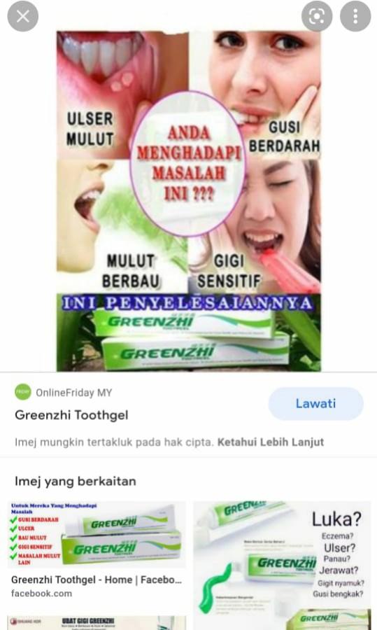 Preorder multi purpose shuang hor greenzhi toothpaste, Health ...