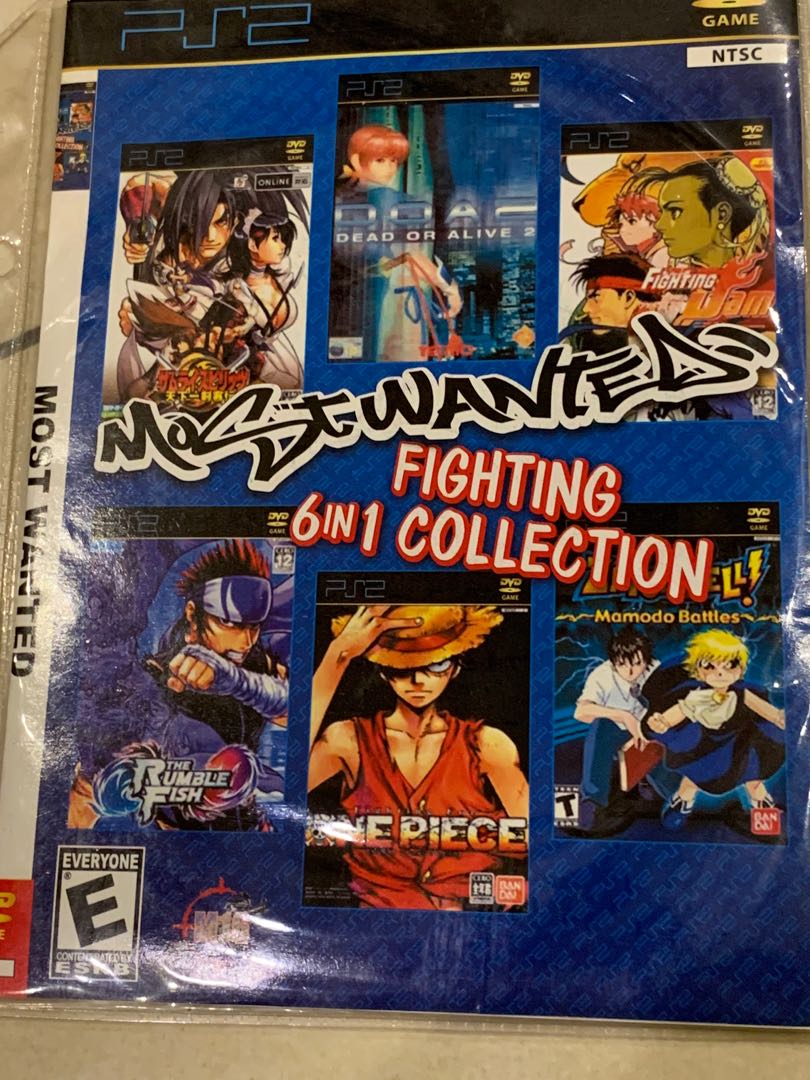 PS2 Factory Pressed Multiloader Assorted 6 in 1 Fighting Games, Video ...