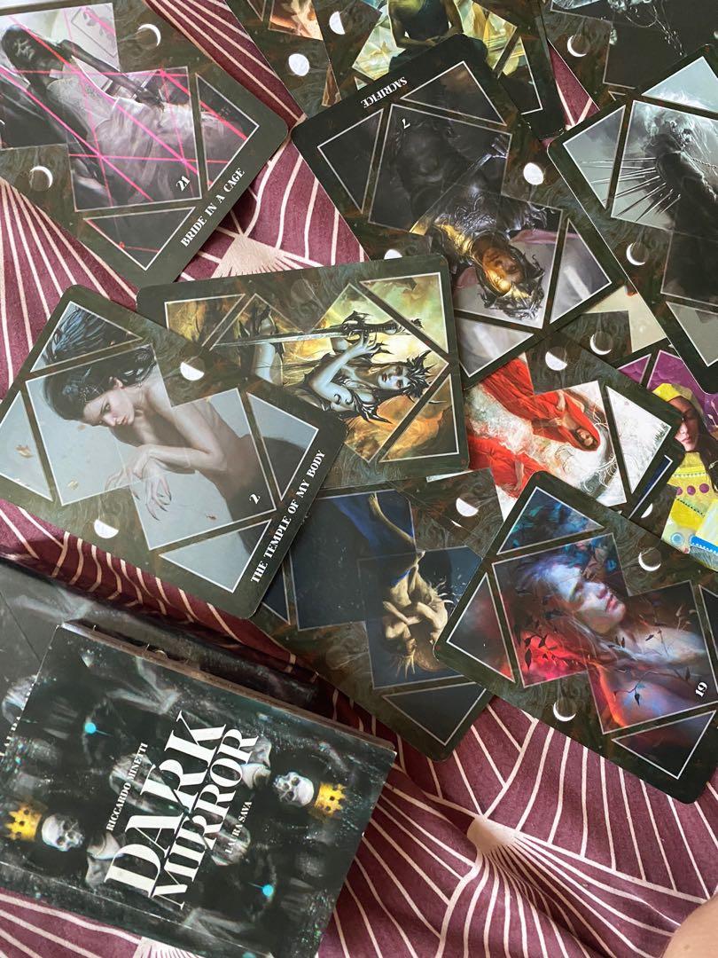 Rare Dark Mirror Oracle Cards, Hobbies & Toys, Toys & Games on Carousell