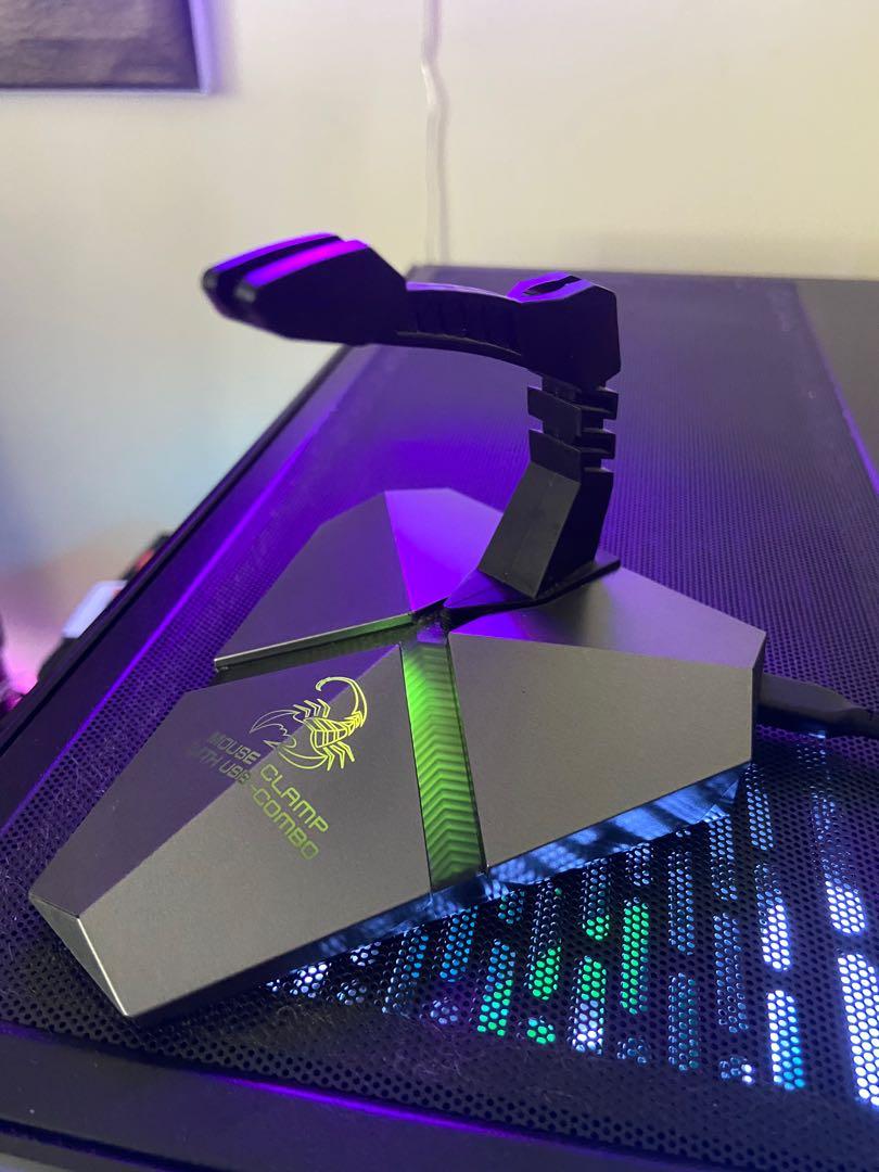 RGB Mouse Bungee with Usb port, Computers & Tech, Parts & Accessories ...