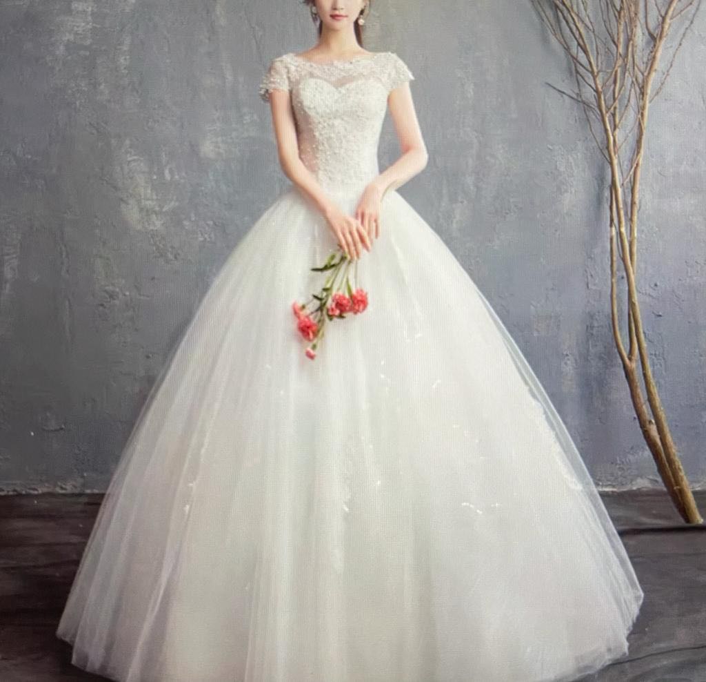 ROM/wedding gown, Women's Fashion, Dresses & Sets, Evening dresses ...