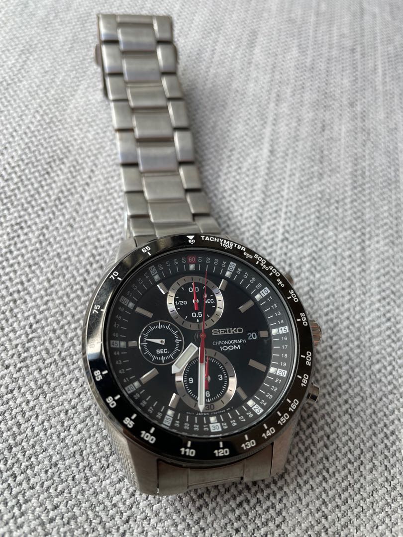 Seiko Chronograph men’s watch, Men's Fashion, Watches & Accessories ...
