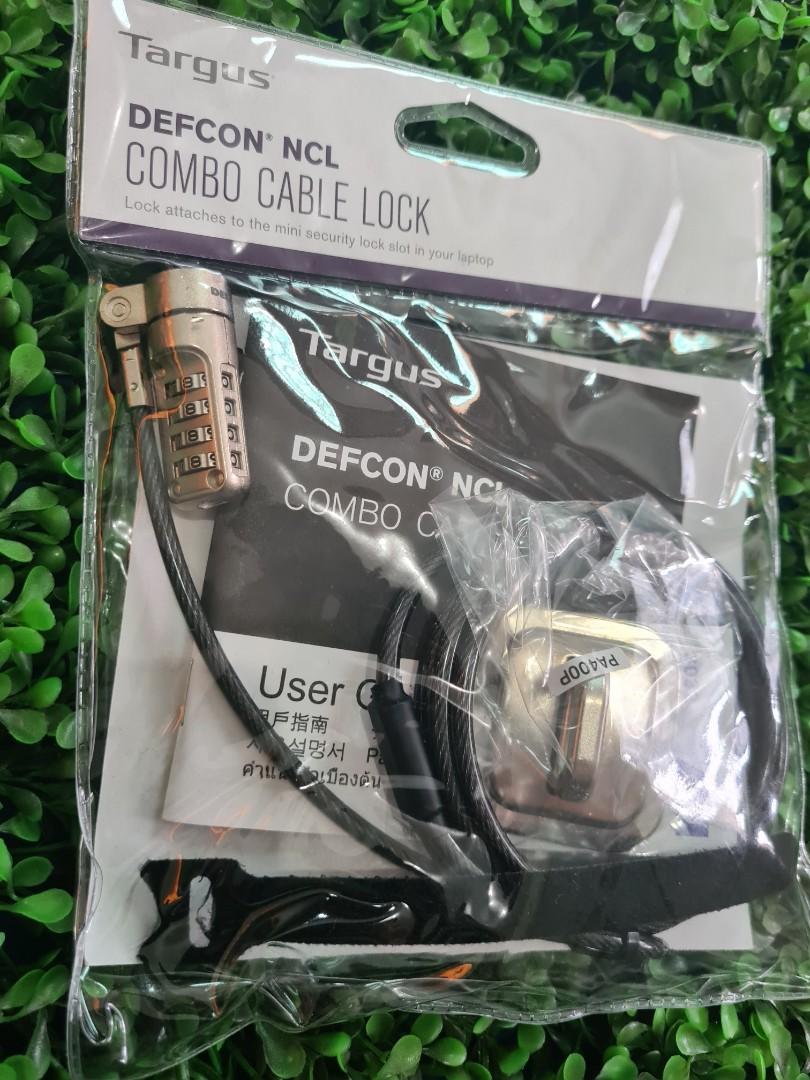 Targus Defcon NCL Combo Cable Lock, Computers & Tech, Parts ...