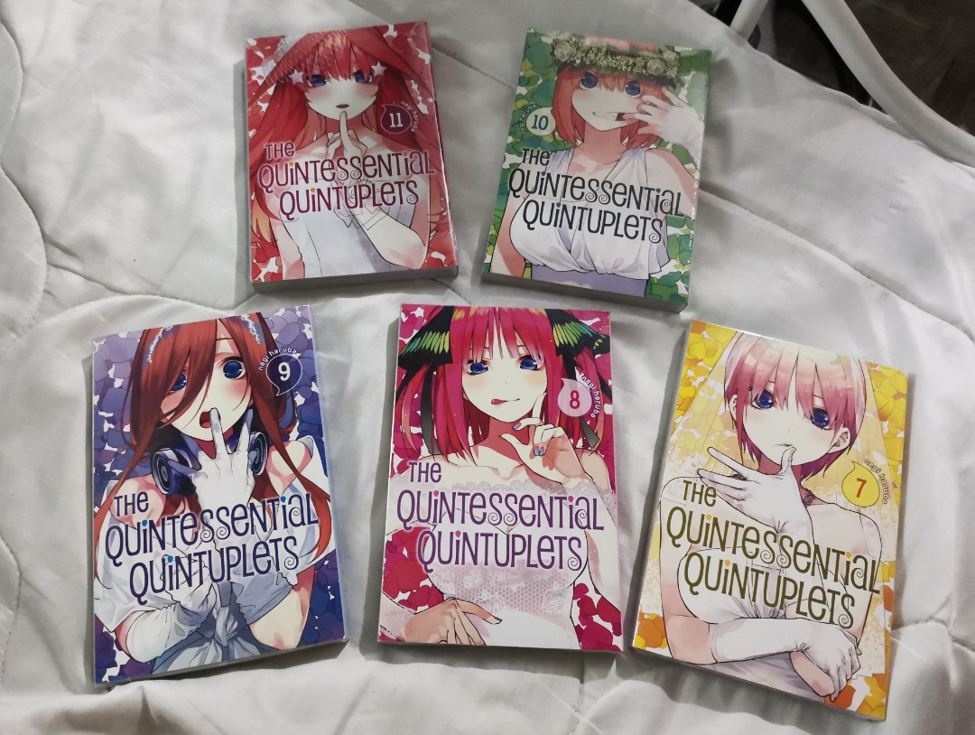 The Quintessential Quintuplets Manga Vol 7-11, Hobbies & Toys, Books ...