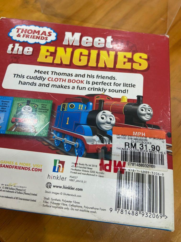 Thomas and friends cloth book meet engine, Hobbies & Toys, Books ...