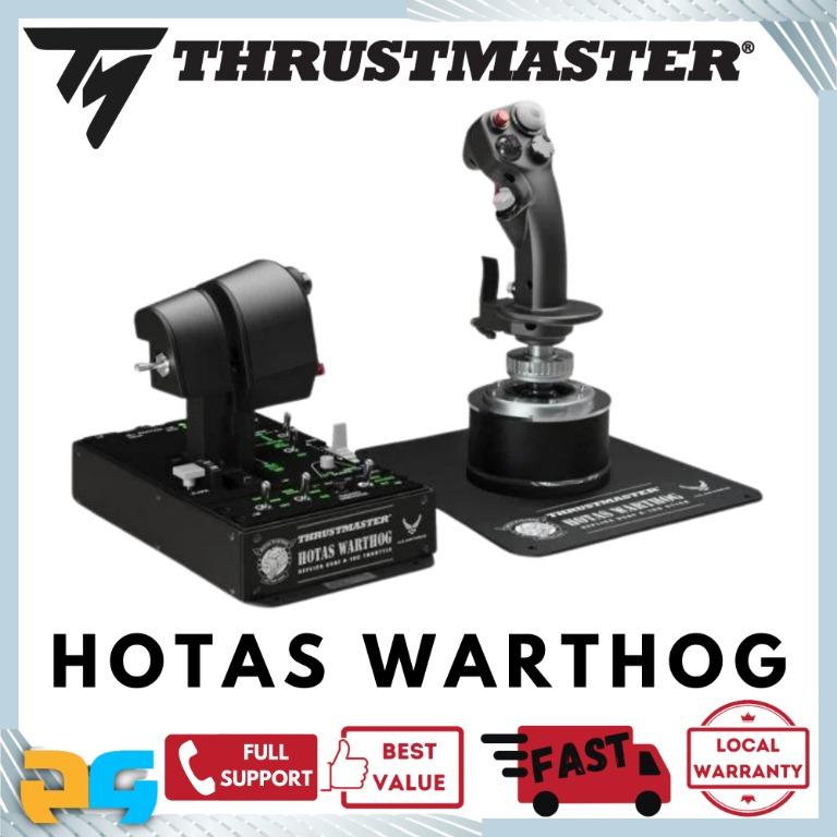Thrustmaster Hotas Warthog Joystick and Throttle FLight Sim Set, Video ...