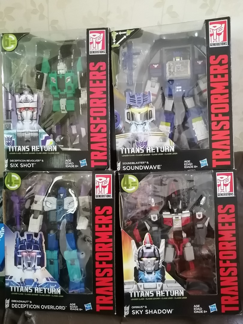 Titan Returns Leader Class Sixshot Skyshadow Overlord Soundwave ...