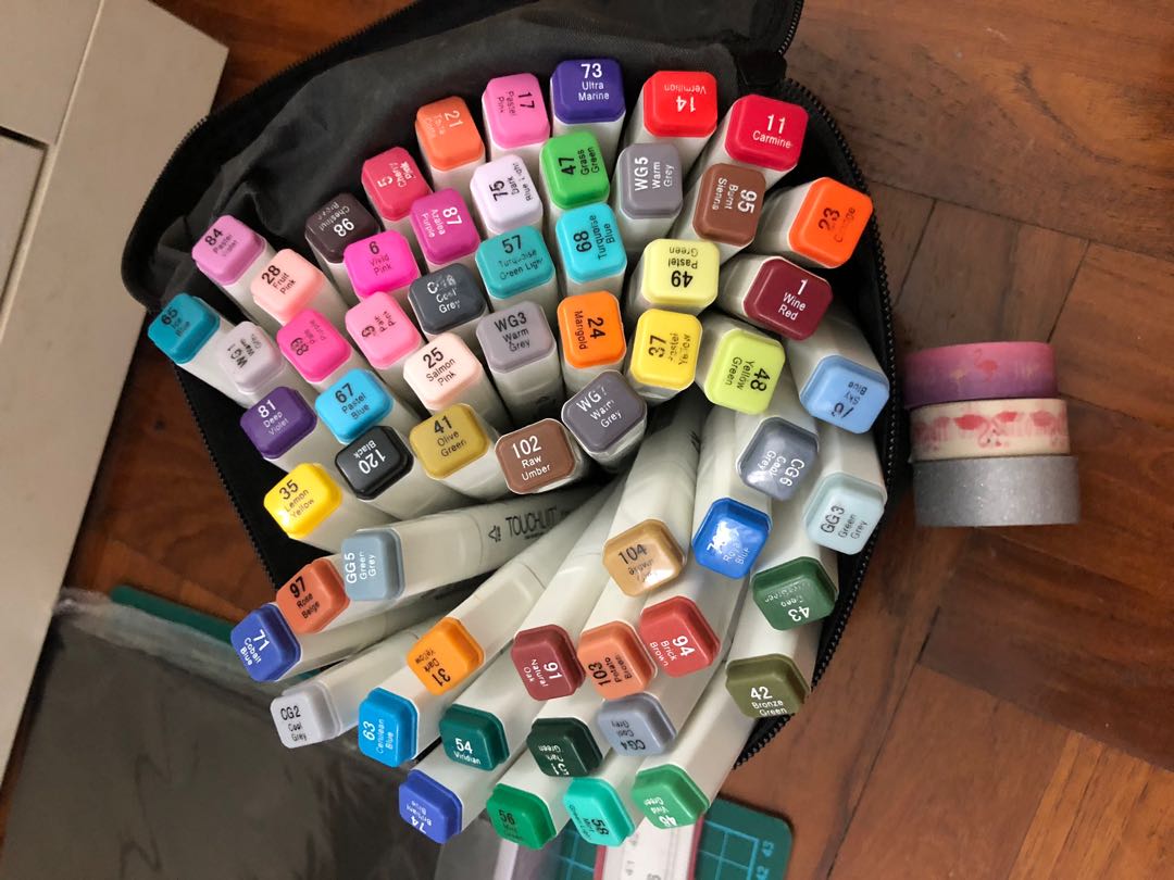 Touchliit Markers (“Copic” markers), Hobbies & Toys, Stationery & Craft ...