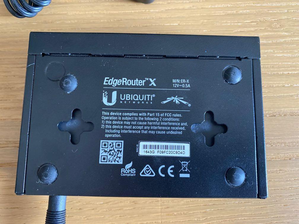 Ubiquiti EdgeRouter X, Computers & Tech, Parts & Accessories ...