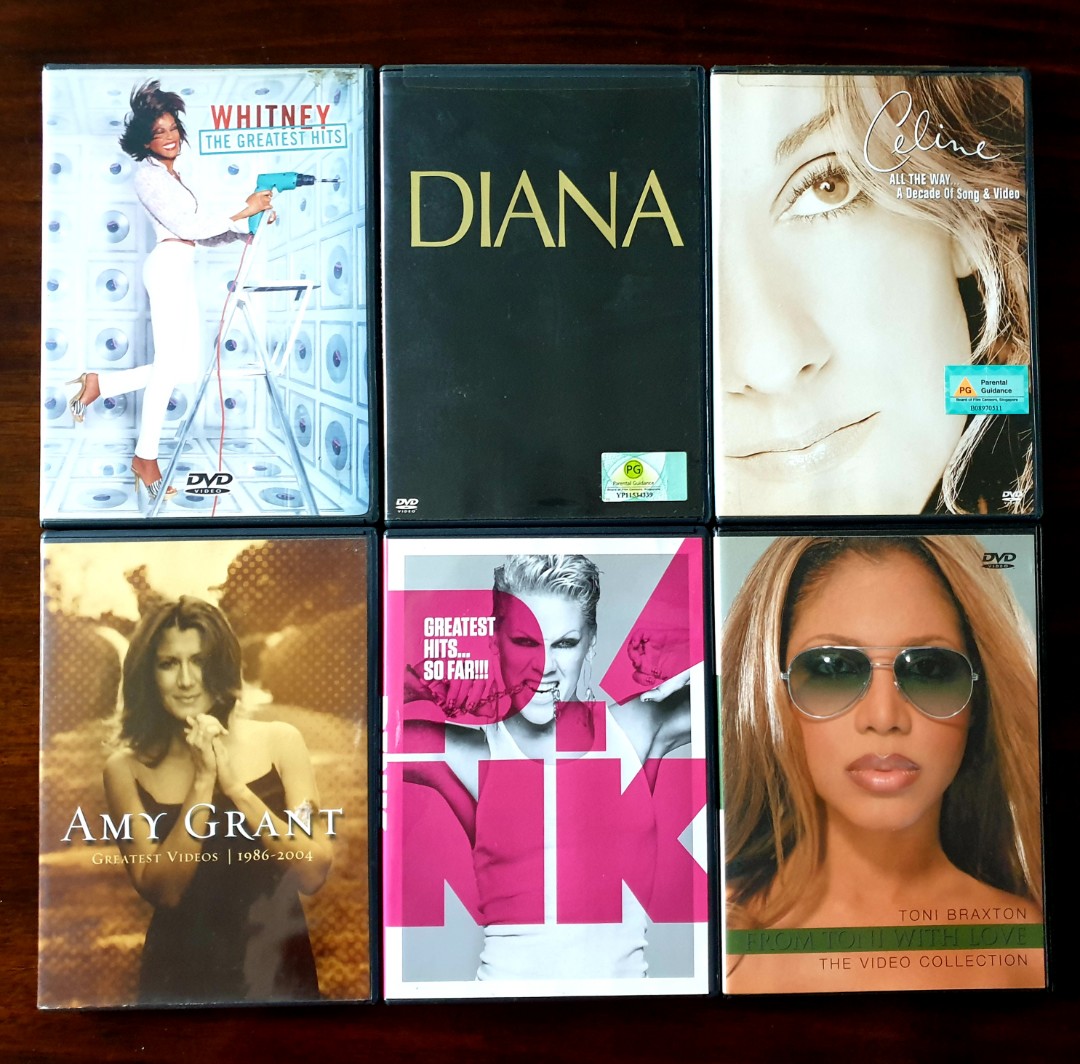 Whitney Houston, Diana Ross, Celine Dion, Amy Grant, Pink (P!ink), Toni ...