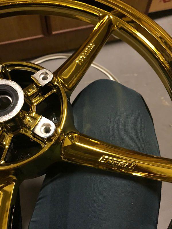 Yamaha Sniper / Honda RS150 Enkei Rim with tyre set, Motorcycles ...