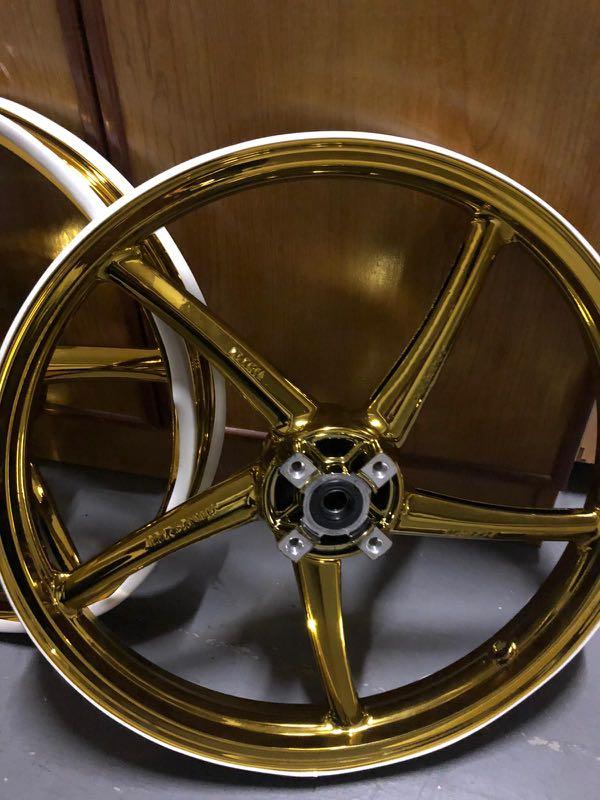 Yamaha Sniper / Honda RS150 Enkei Rim with tyre set, Motorcycles ...