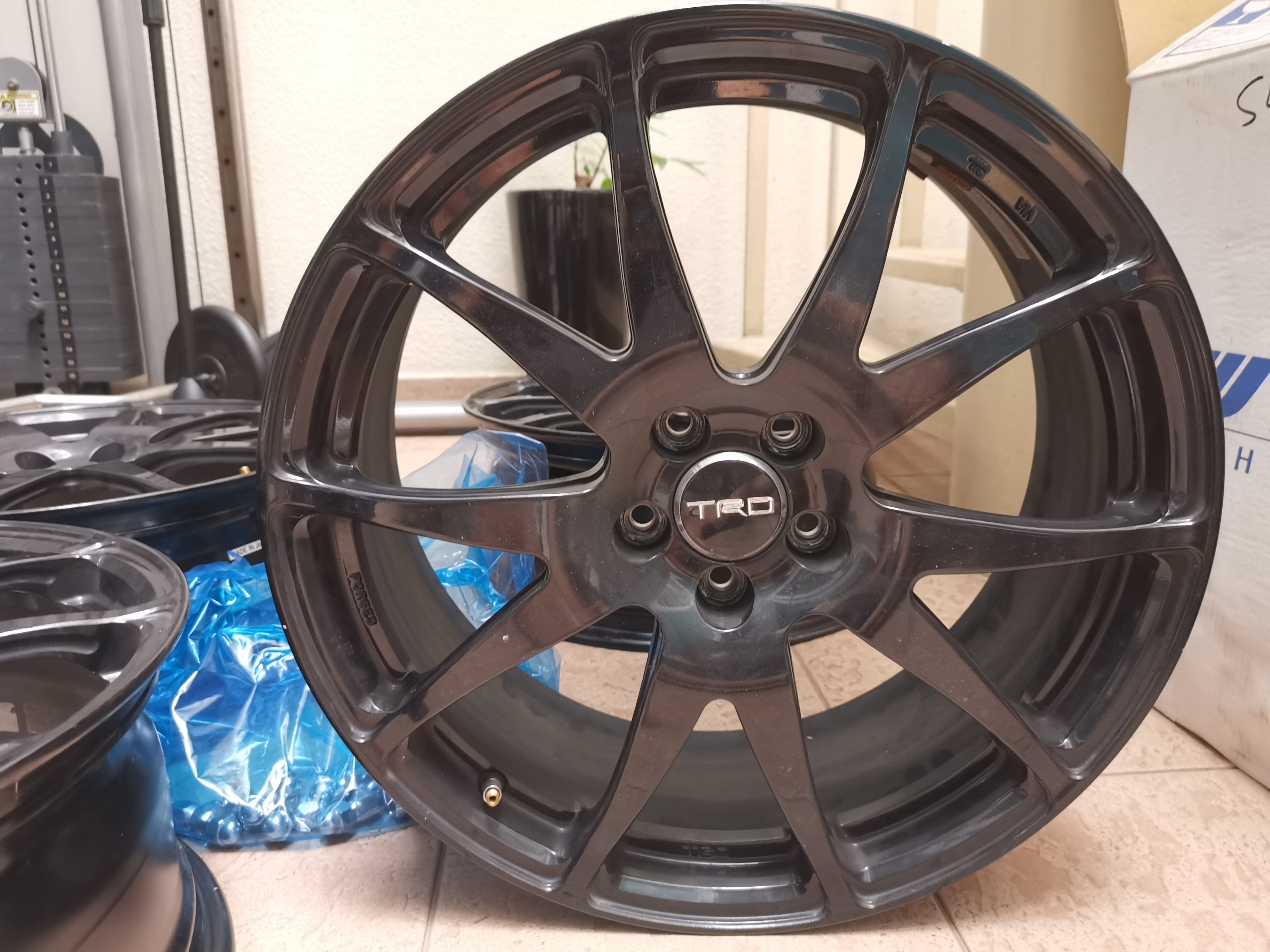 18" inch TRD sf2 forged rims 5x100 pcd, Car Accessories, Tyres & Rims ...