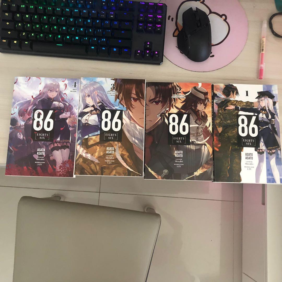 86 Eighty Six Light Novels, Hobbies & Toys, Books & Magazines, Fiction ...