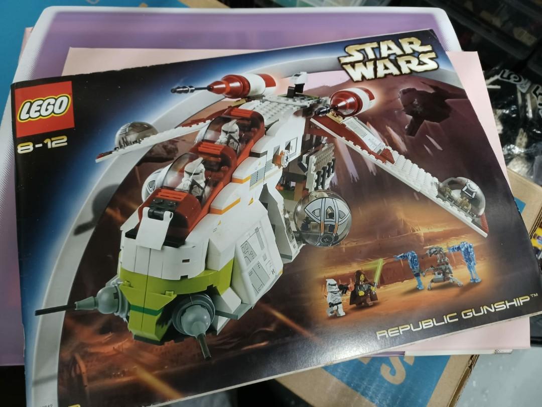 已開盒 LEGO 7163 Republic Gunship Star Wars 星球大戰系列 75309, 興趣及遊戲, 玩具 & 遊戲類 ...