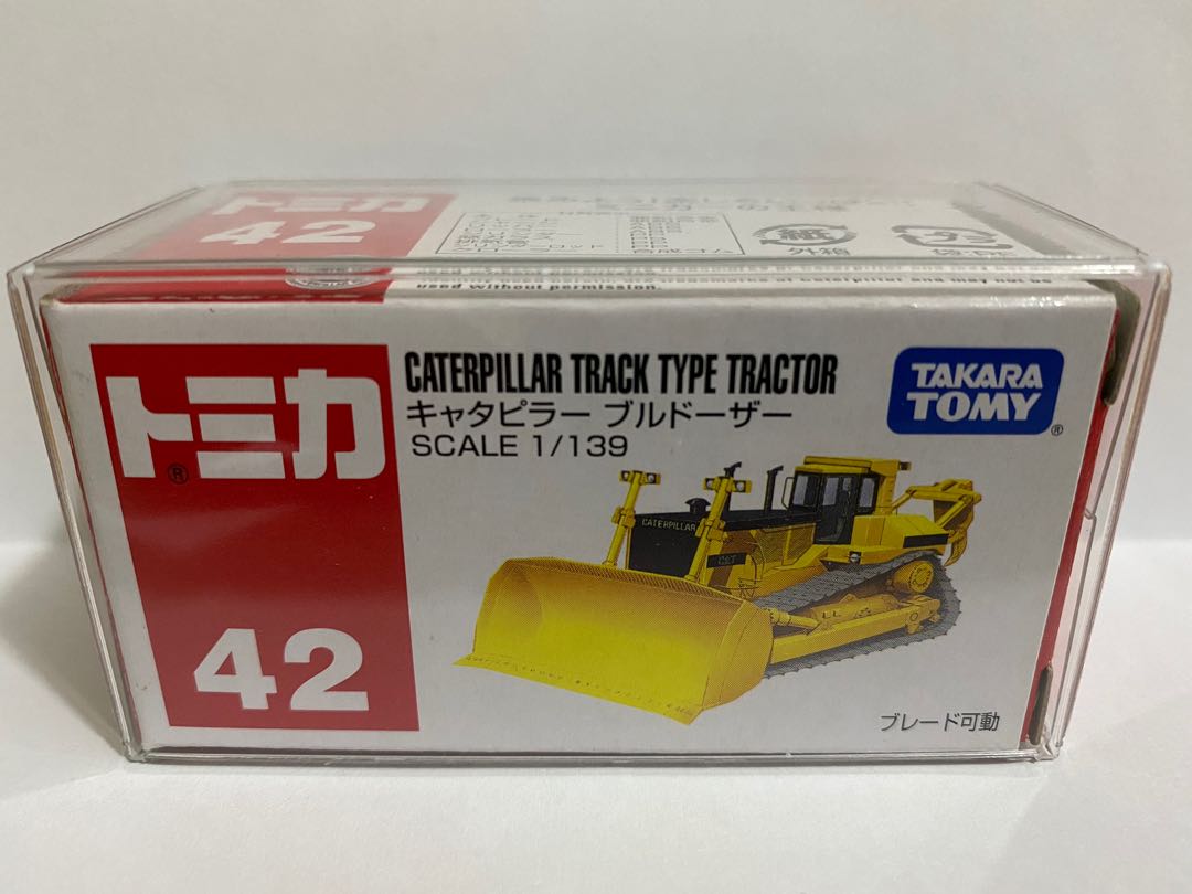 絕版 Takara Tomy Tomica 42 Caterpillar Track Type Tractor 車仔 (Made In ...