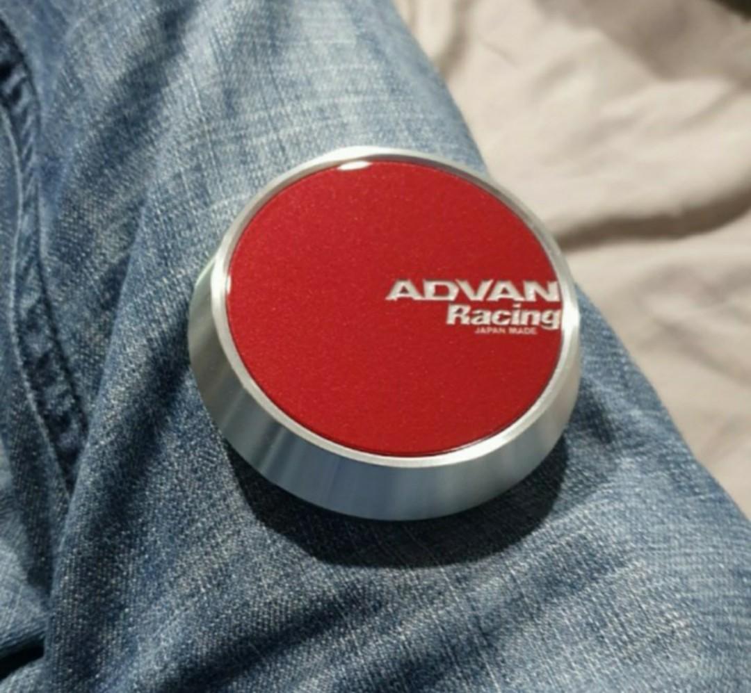 Advan Racing Cap (Original Japan) Candy Red, Car Accessories, Tyres ...