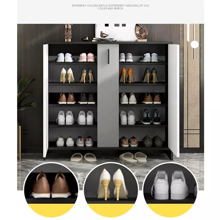 New Big Shoe Rack Double Door Modern Style, Furniture & Home Living ...