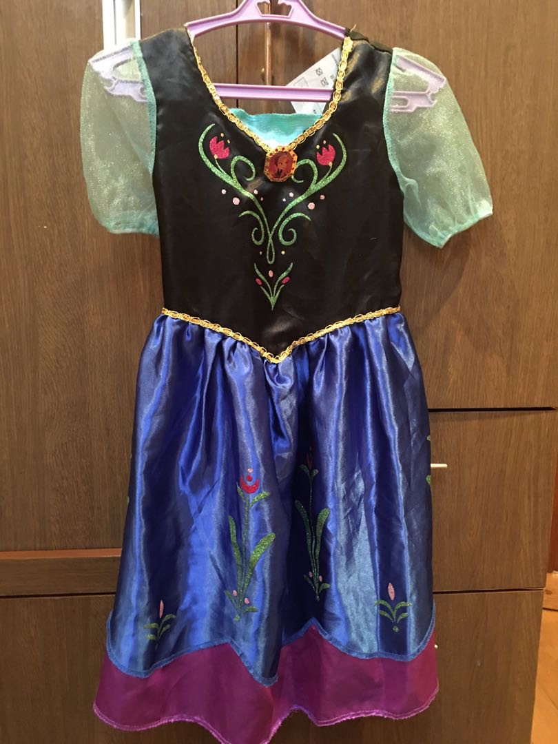 Ana frozen costume, Babies & Kids, Babies & Kids Fashion on Carousell