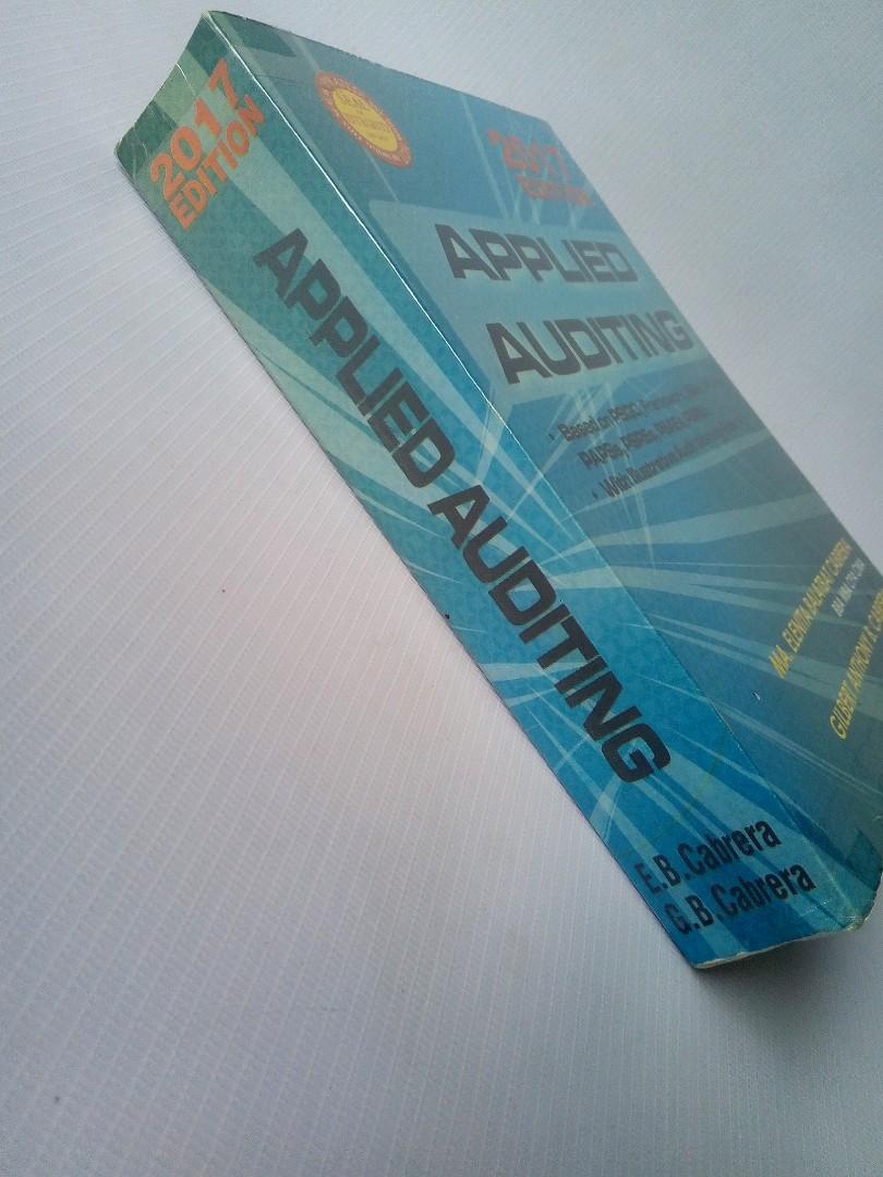 Applied Auditing by Cabrera - Accounting Book, Hobbies & Toys, Books ...