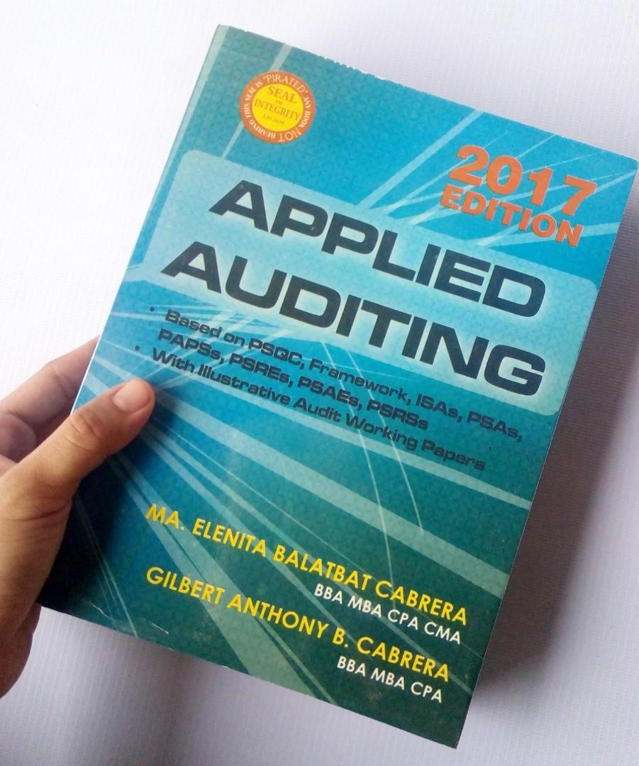 Applied Auditing by Cabrera - Accounting Book, Hobbies & Toys, Books & Magazines, Textbooks on ...