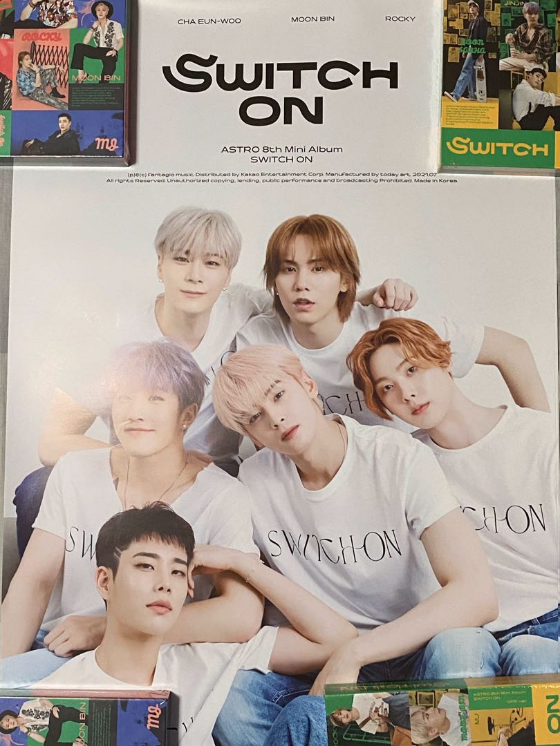 ASTRO Switch On Pre-order benefit rolled poster, Hobbies & Toys ...