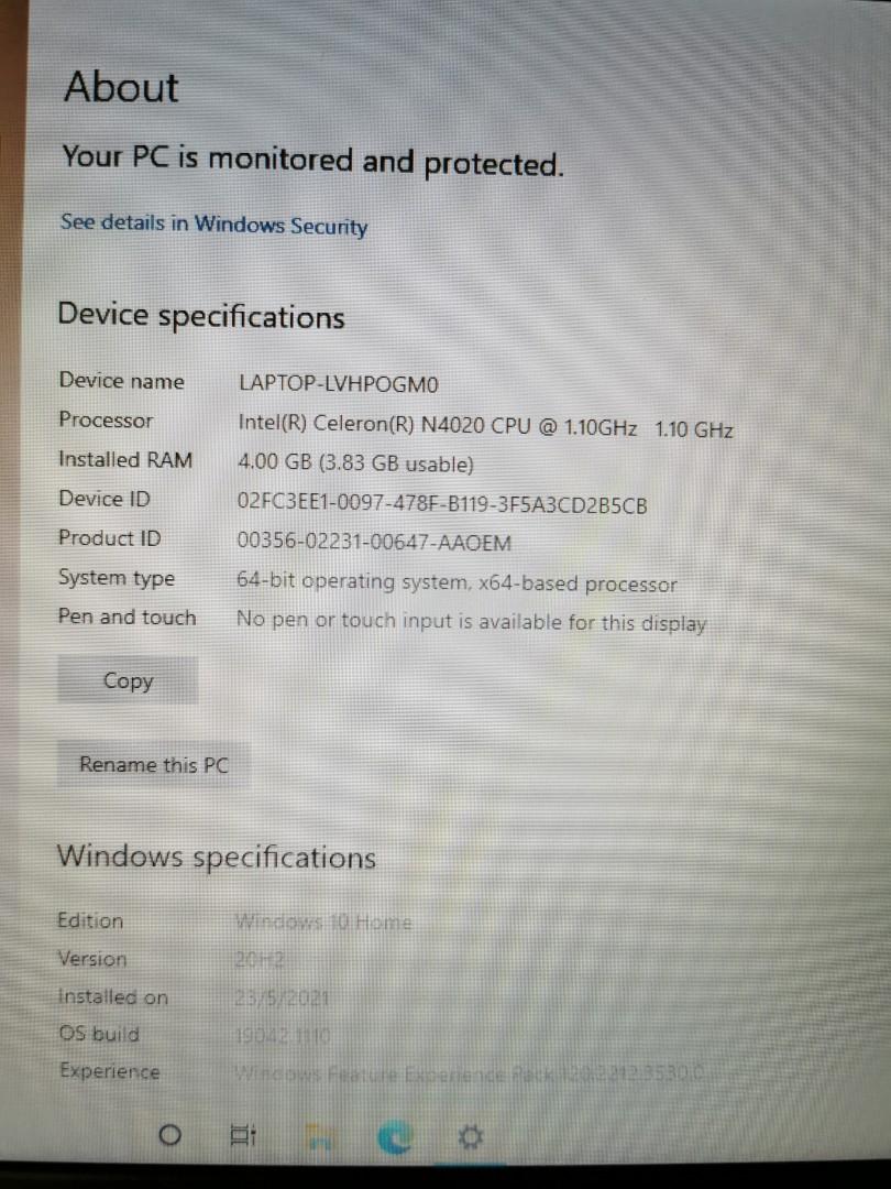 Asus E210M laptop/ notebook PC, Computers & Tech, Laptops & Notebooks ...