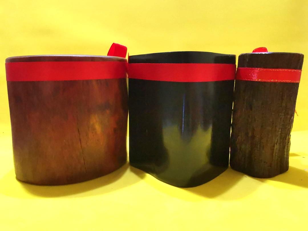 B raja kayu+penawar hitam+kayu menang（A set of 3,weight 1873g）帝王木/血龙木 ...