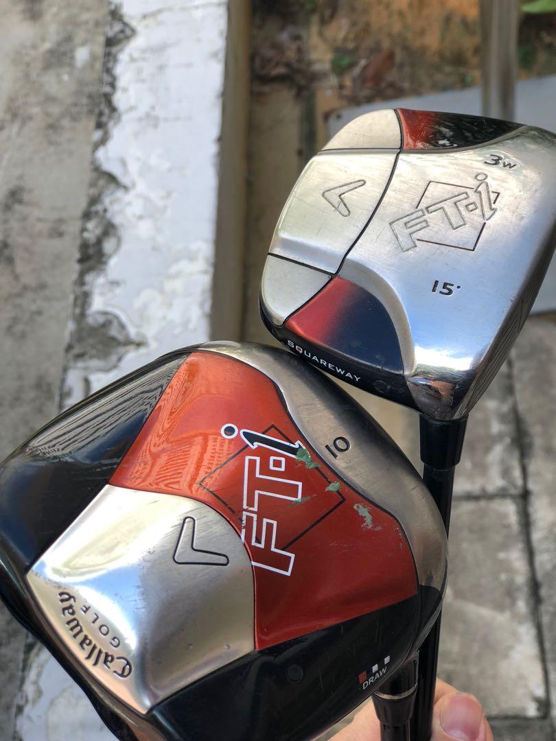 Callaway FTI driver and 3 wood, Sports Equipment, Sports & Games, Golf ...
