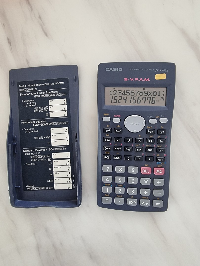 Casio Scientific calculator fx-95MS, Computers & Tech on Carousell