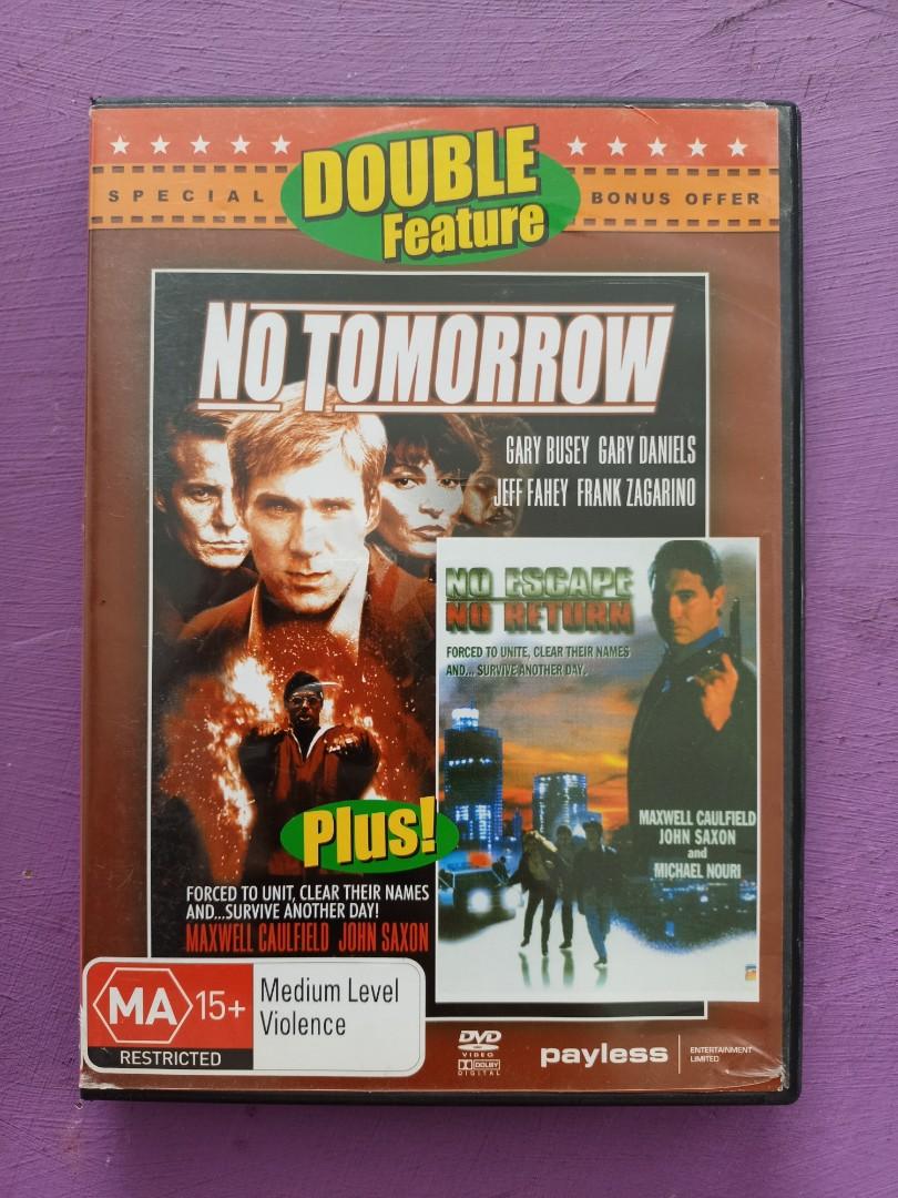 DVD No Tomorrow / No Escape, No Return, Hobbies & Toys, Music & Media ...