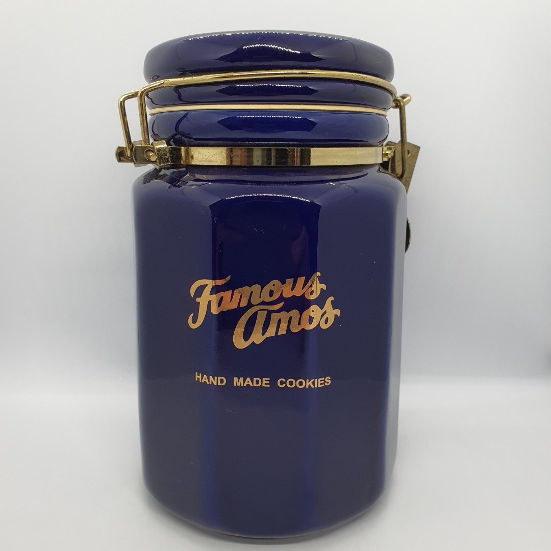 Famous Amos Cookie Jar, Furniture & Home Living, Kitchenware ...