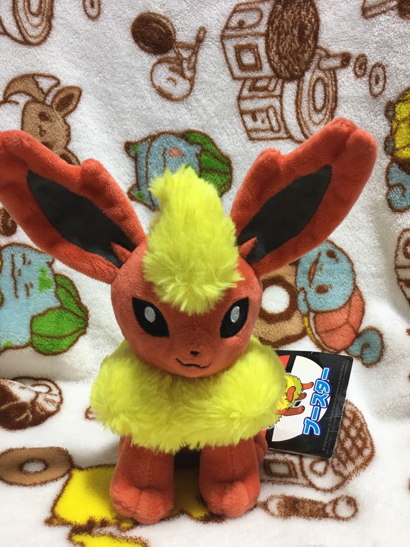 Flareon Pokemon Centwr Plush, Hobbies & Toys, Toys & Games on Carousell