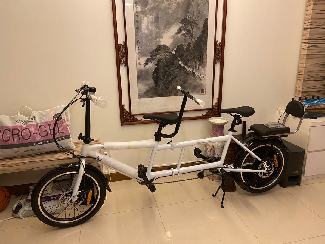 Folding Tandem Bike (BNIB unassembled), Sports Equipment, Bicycles ...