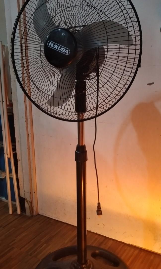 Fukuda Stand Fan (Black), Furniture & Home Living, Lighting & Fans ...