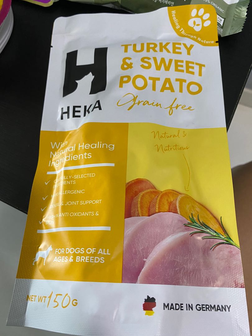 Heka turkey and sweet potatoes, Pet Supplies, Pet Food on Carousell