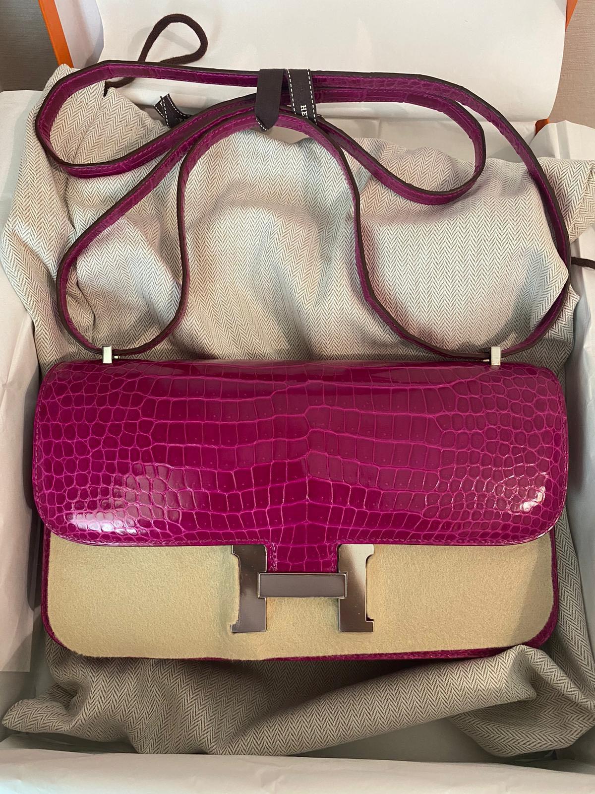 Hermes Constance Elan Rose Sheherazade Phw Fullset with Local receipt ...