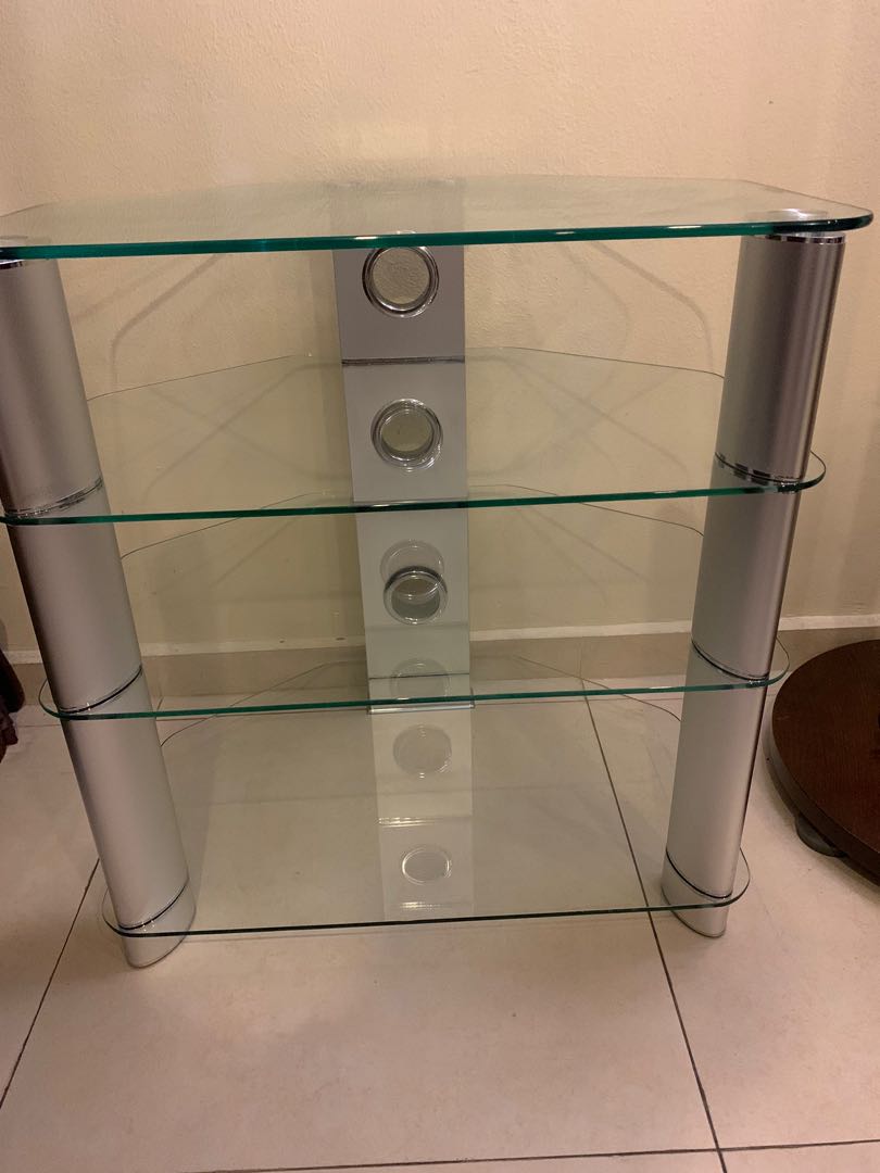 Hi Fi Rack Tempered Glass 4 Stack, Audio, Other Audio Equipment on ...