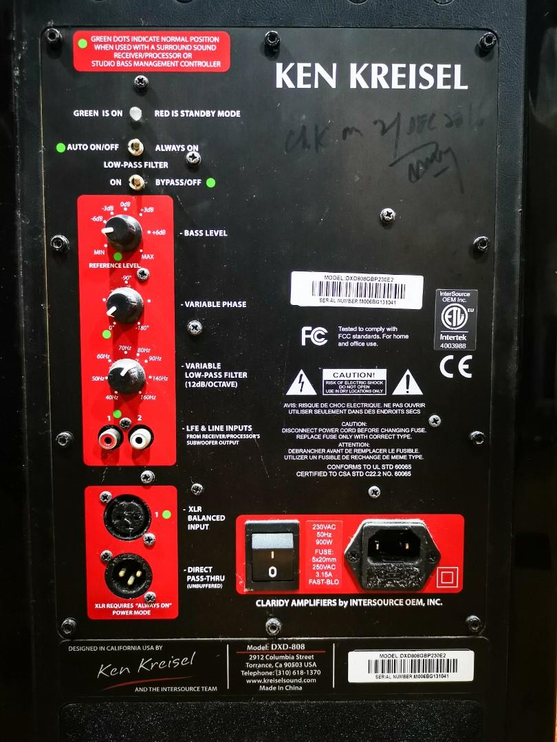 Ken Kriesel DXD 808, Audio, Soundbars, Speakers & Amplifiers on Carousell