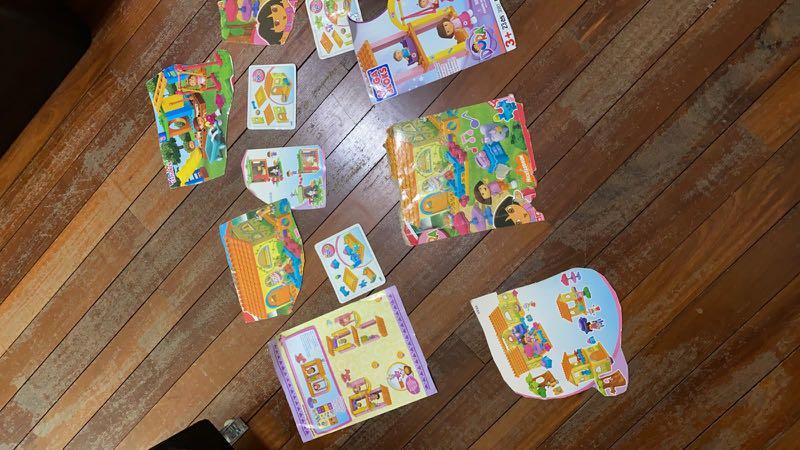 Large Box of Dora the Explorer blocks, Hobbies & Toys, Toys & Games on ...