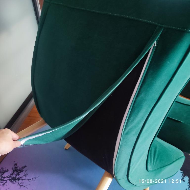 Lazy Chair + Leg Rest, Furniture & Home Living, Furniture, Chairs on ...