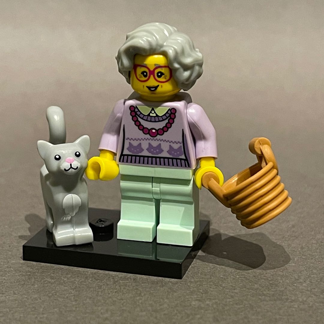 LEGO CMF Grandma Minifigure, Hobbies & Toys, Toys & Games on Carousell
